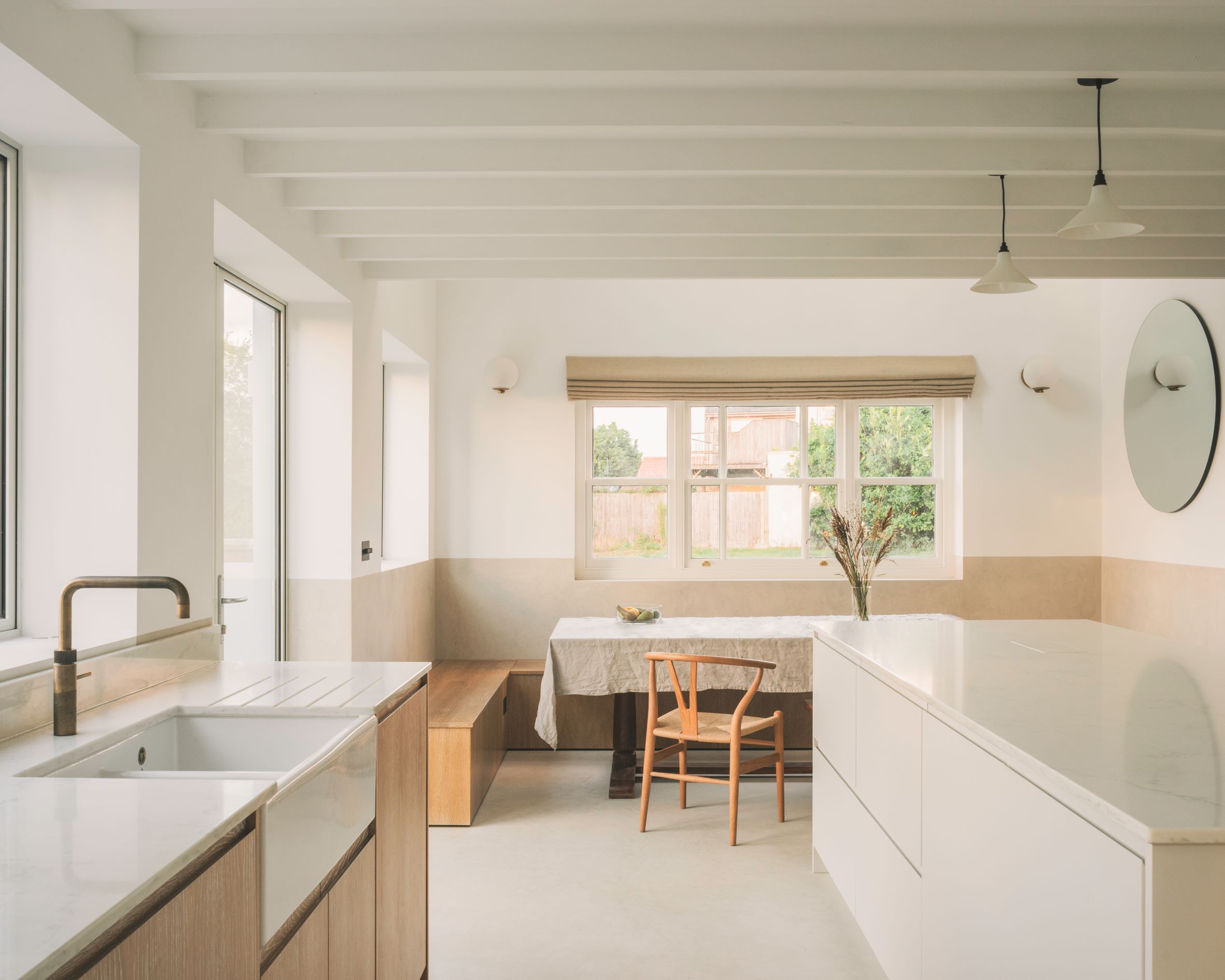The Notting Hill kitchen – calm, minimalist beauty in limed oak and white